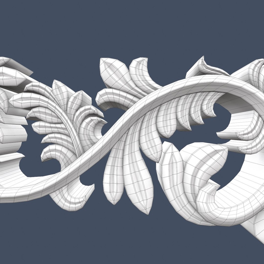 3d model decorative onlay