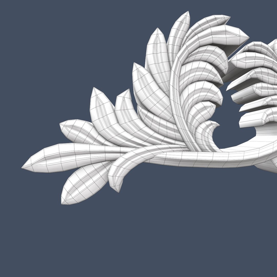 3d model decorative onlay