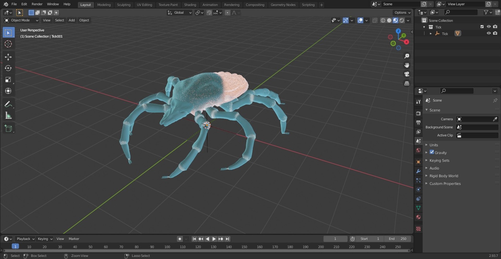 Tick model - TurboSquid 1853337