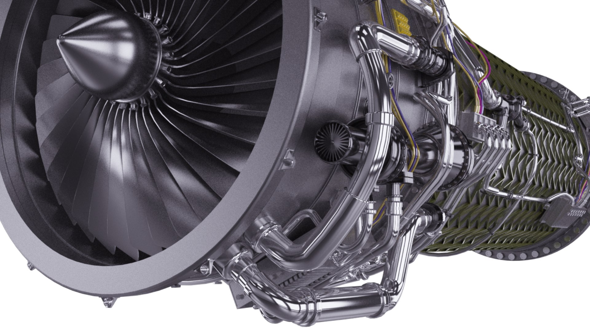 Jet Engine 3D Model - TurboSquid 2359328