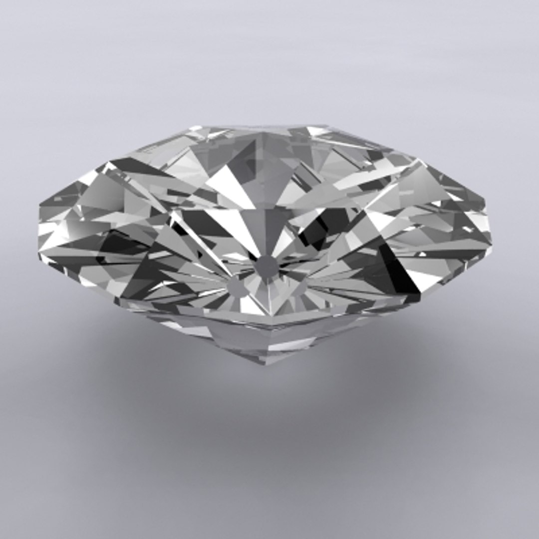 Rose Diamond Cut 3d Model