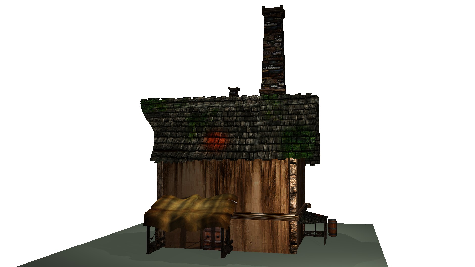 3D Model Horrible House In Village - TurboSquid 1729826