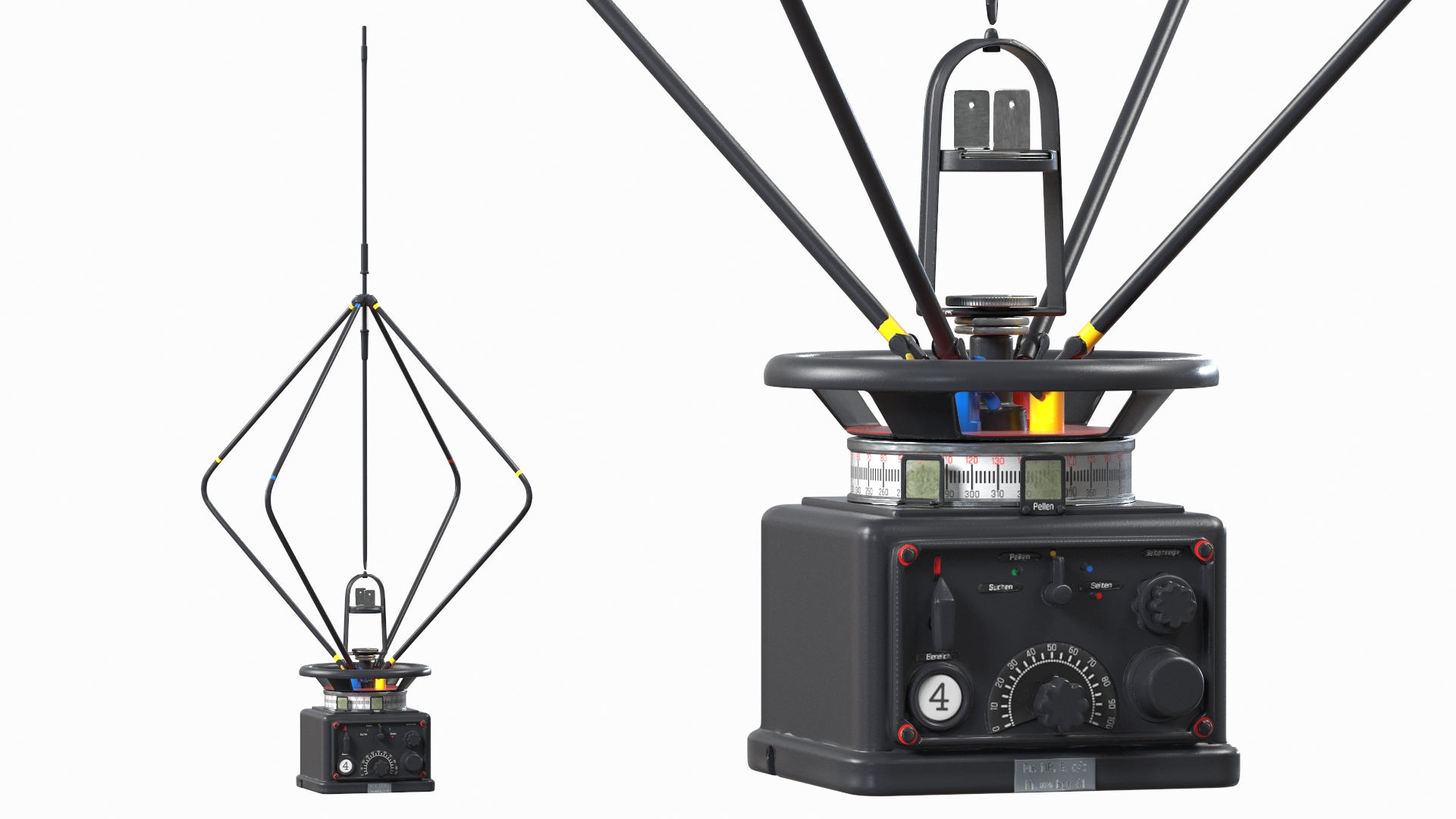 Radio Direction Finder Antenna 3D Model - TurboSquid 1673051