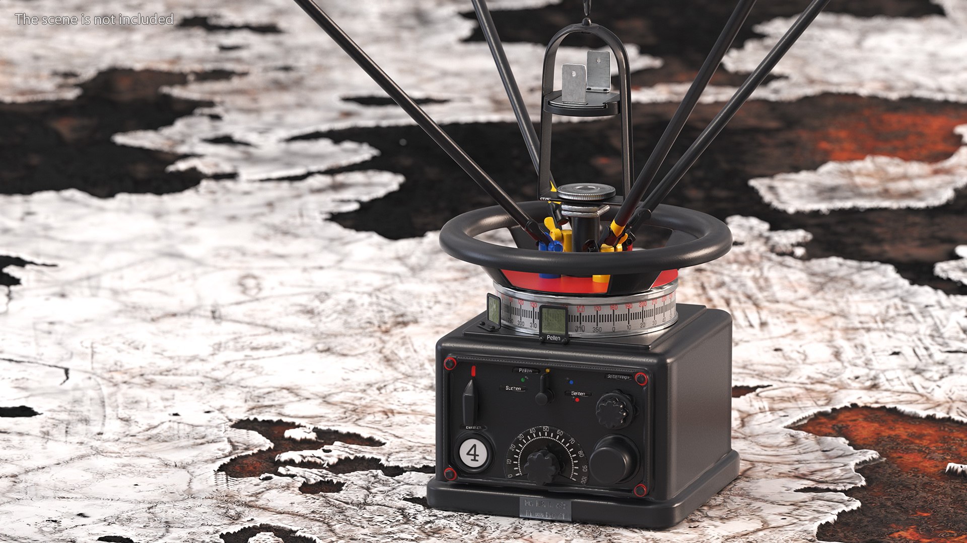 Radio Direction Finder Antenna 3D Model - TurboSquid 1673051