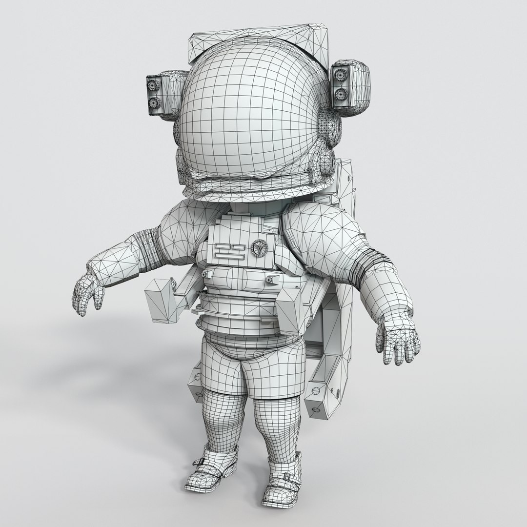 Cosmonaut 3D Model - TurboSquid 1553845