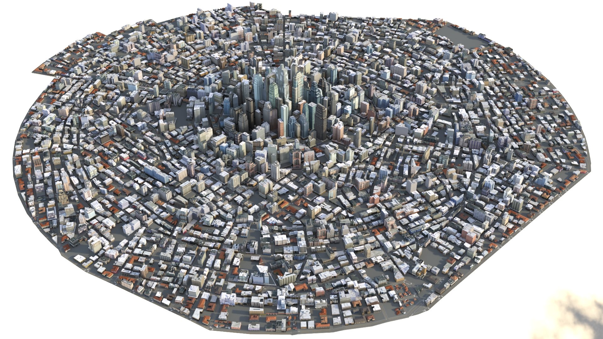 City 95 Model - TurboSquid 2185819