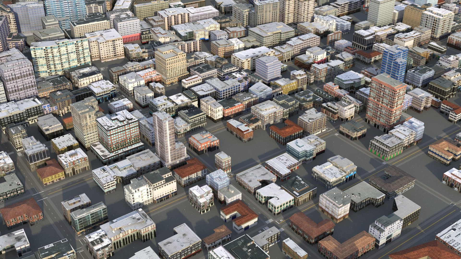 City 95 Model - TurboSquid 2185819