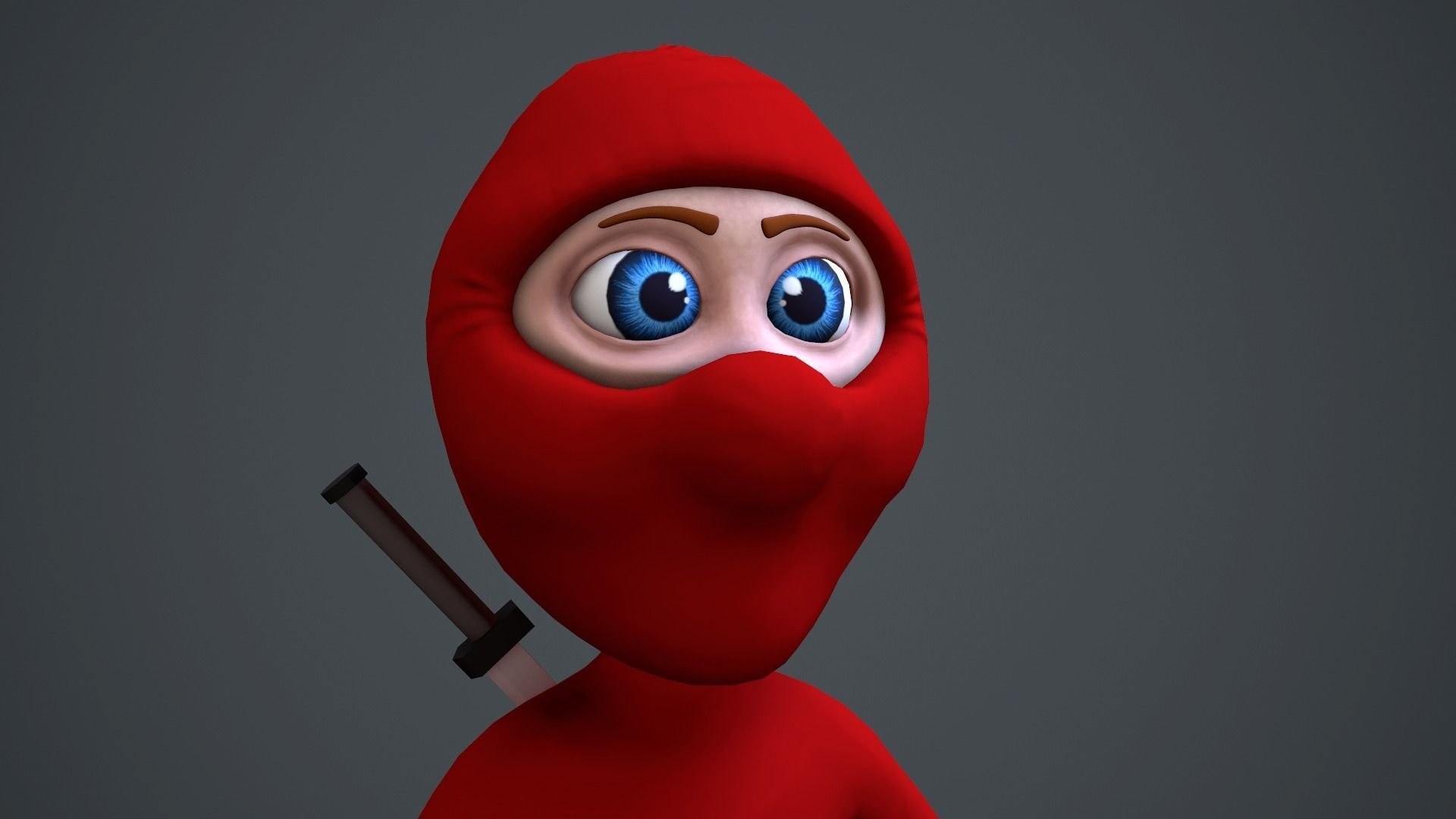 3D Animate Ninja - TurboSquid 1404183