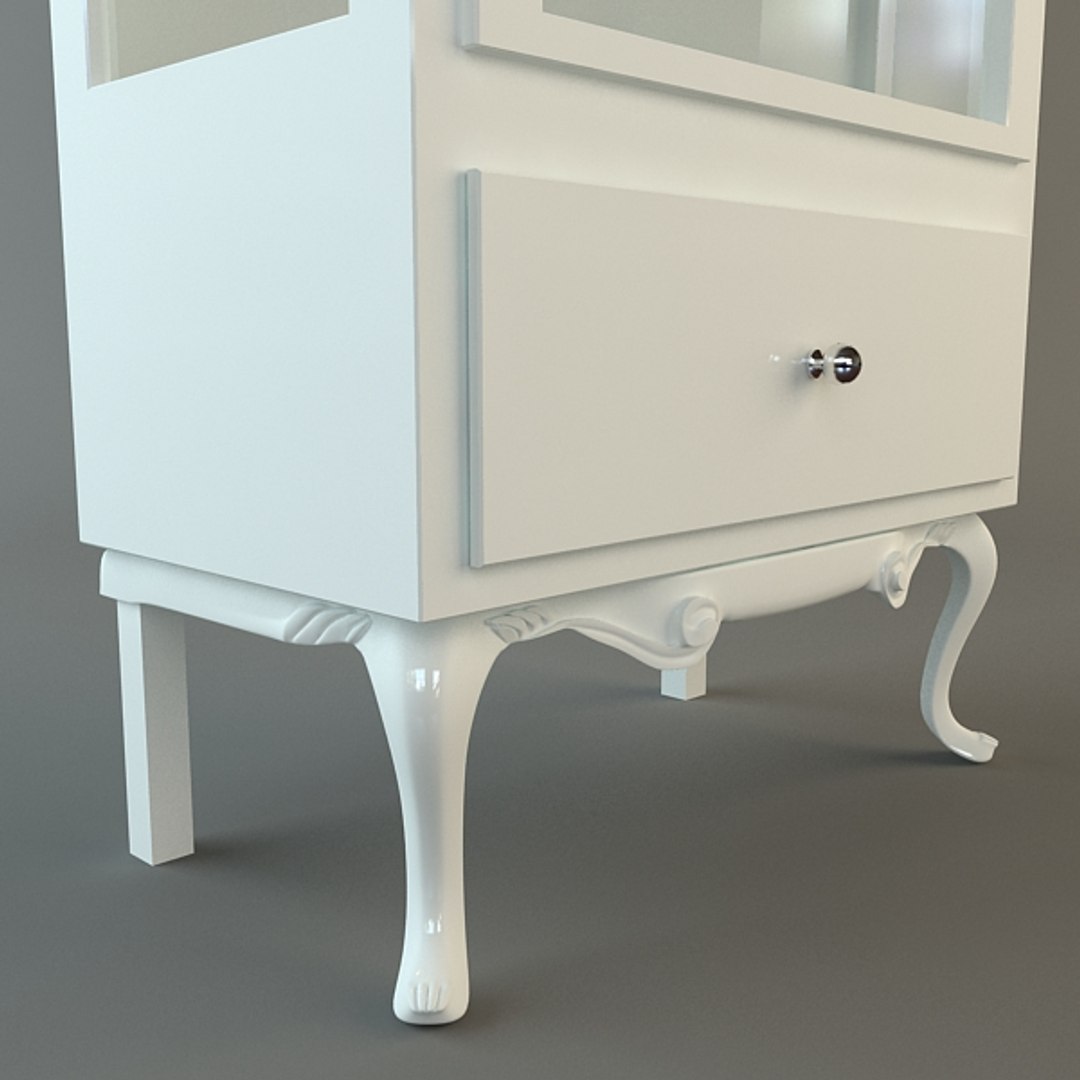 3d Model Display Case Cabinet Vitrine