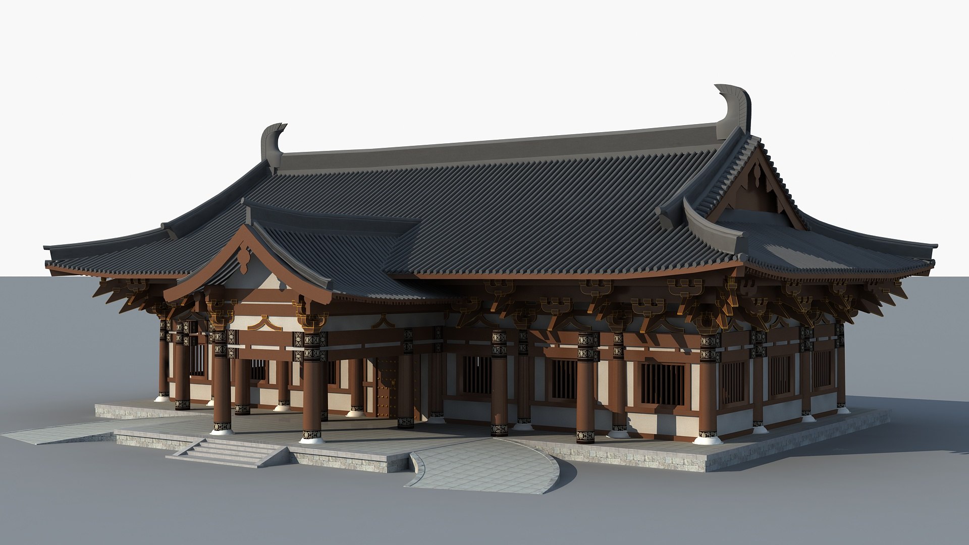 Chinese Ancient Architecture 10 3D Model - TurboSquid 2220830