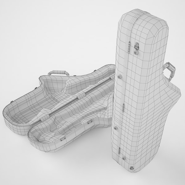 3d model bam case saxophone