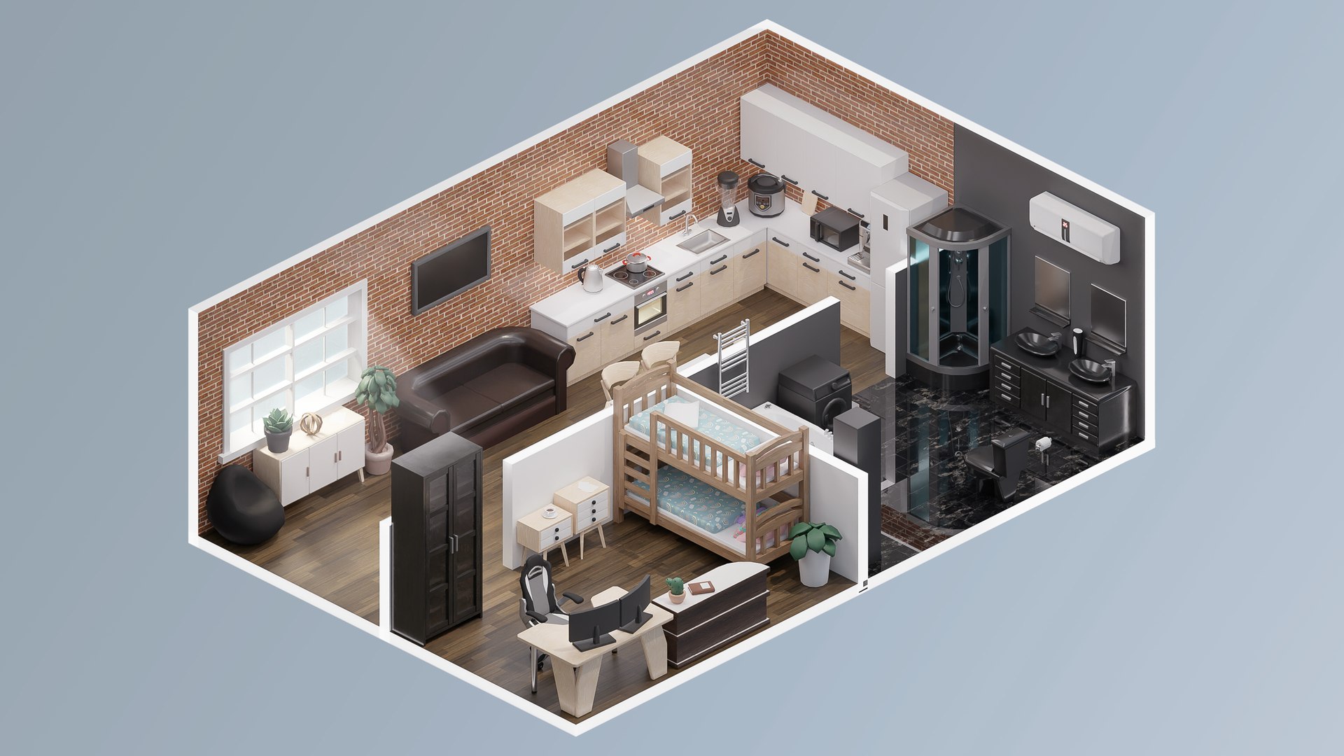 3D Room 34 - TurboSquid 2151674
