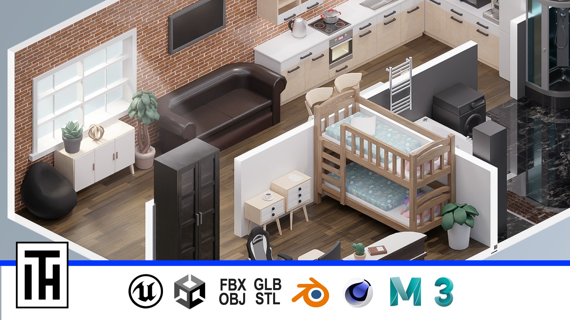 3D Room 34 - TurboSquid 2151674