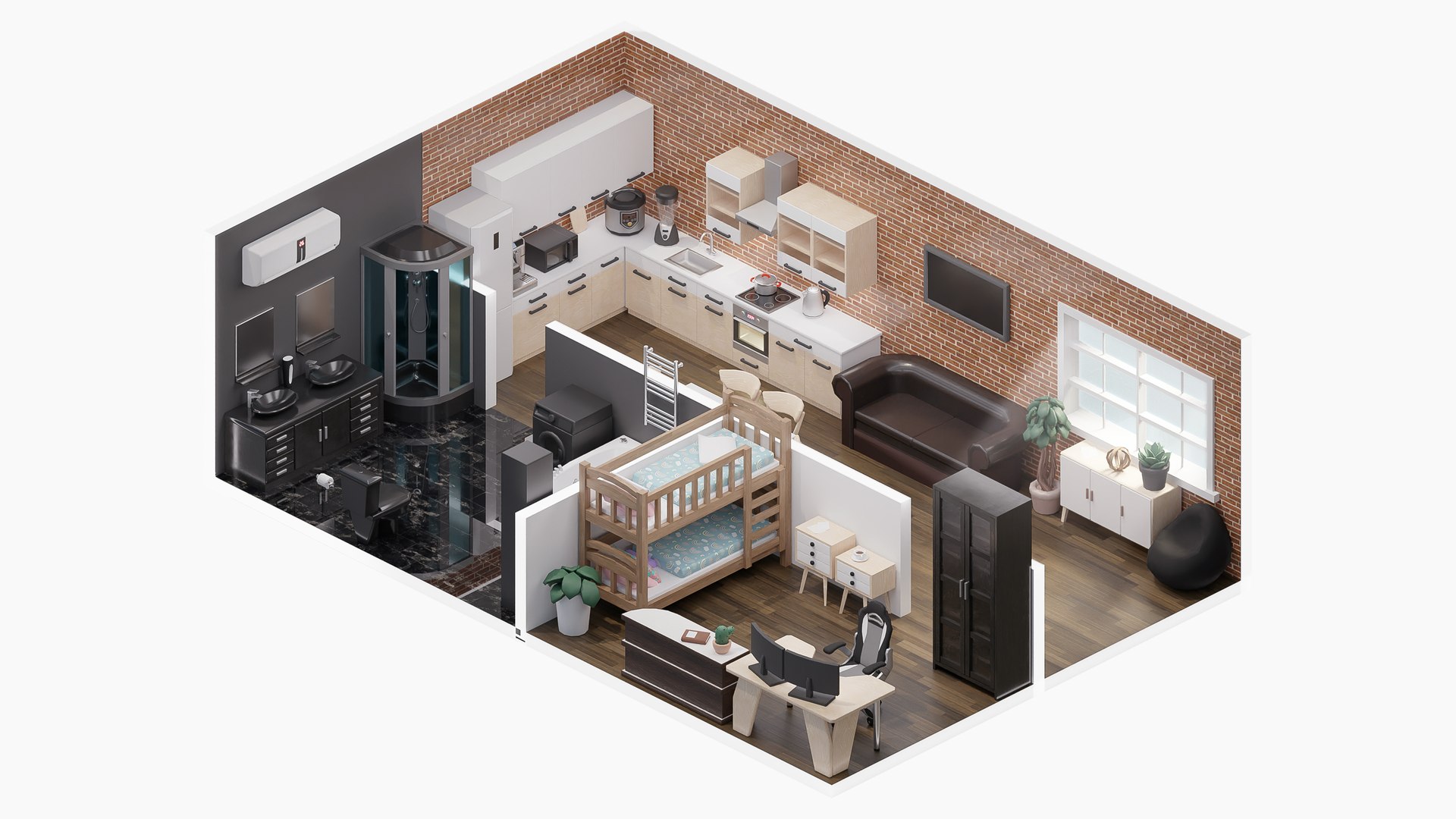 3D Room 34 - TurboSquid 2151674