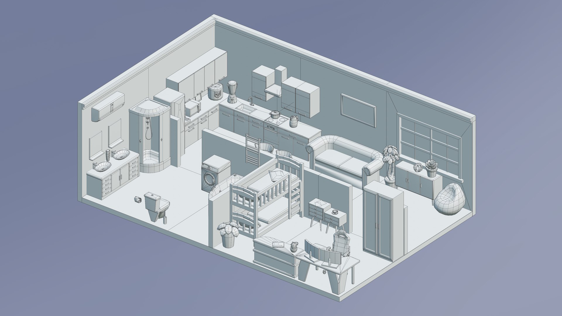 3D Room 34 - TurboSquid 2151674