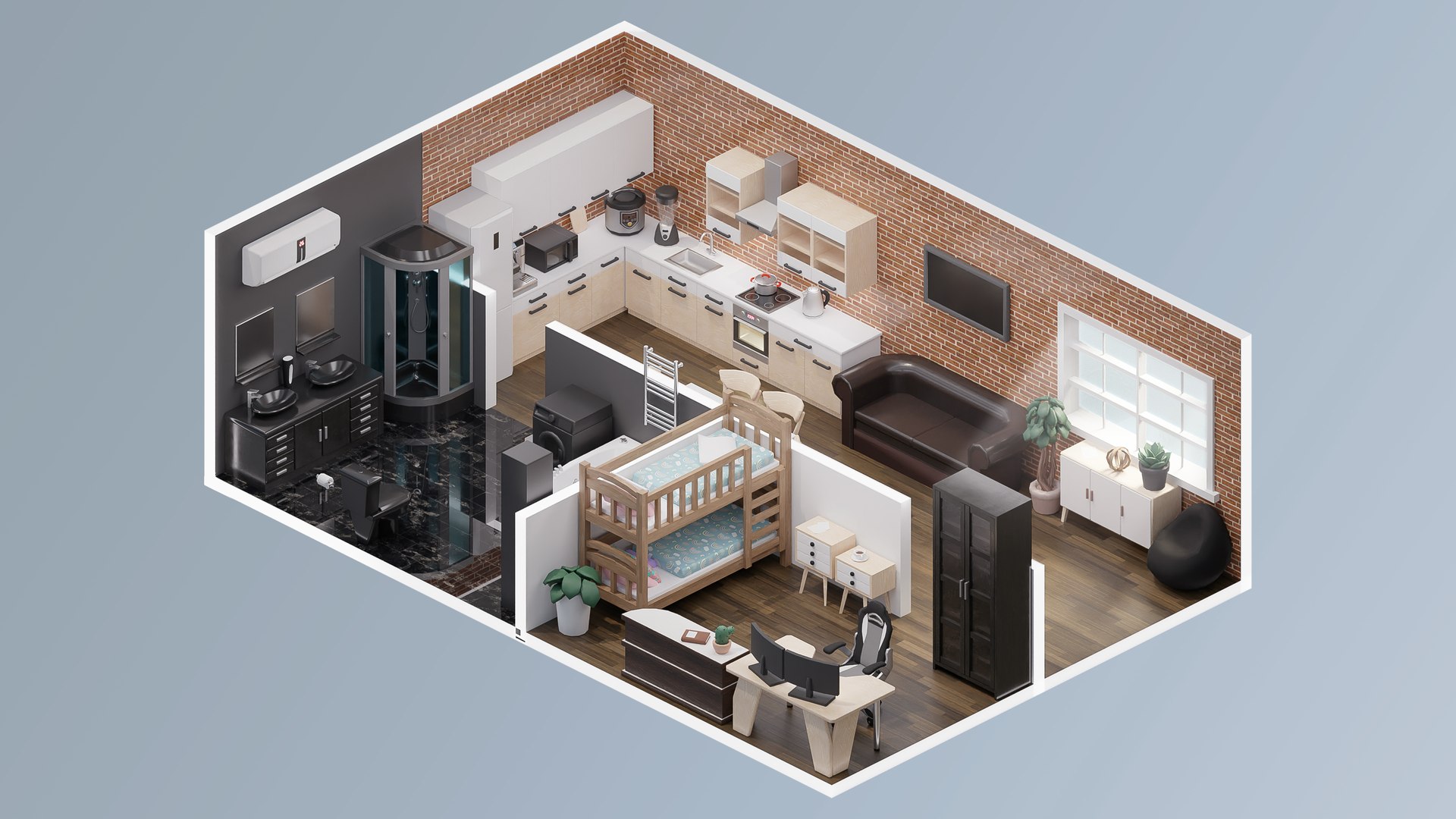3D Room 34 - TurboSquid 2151674