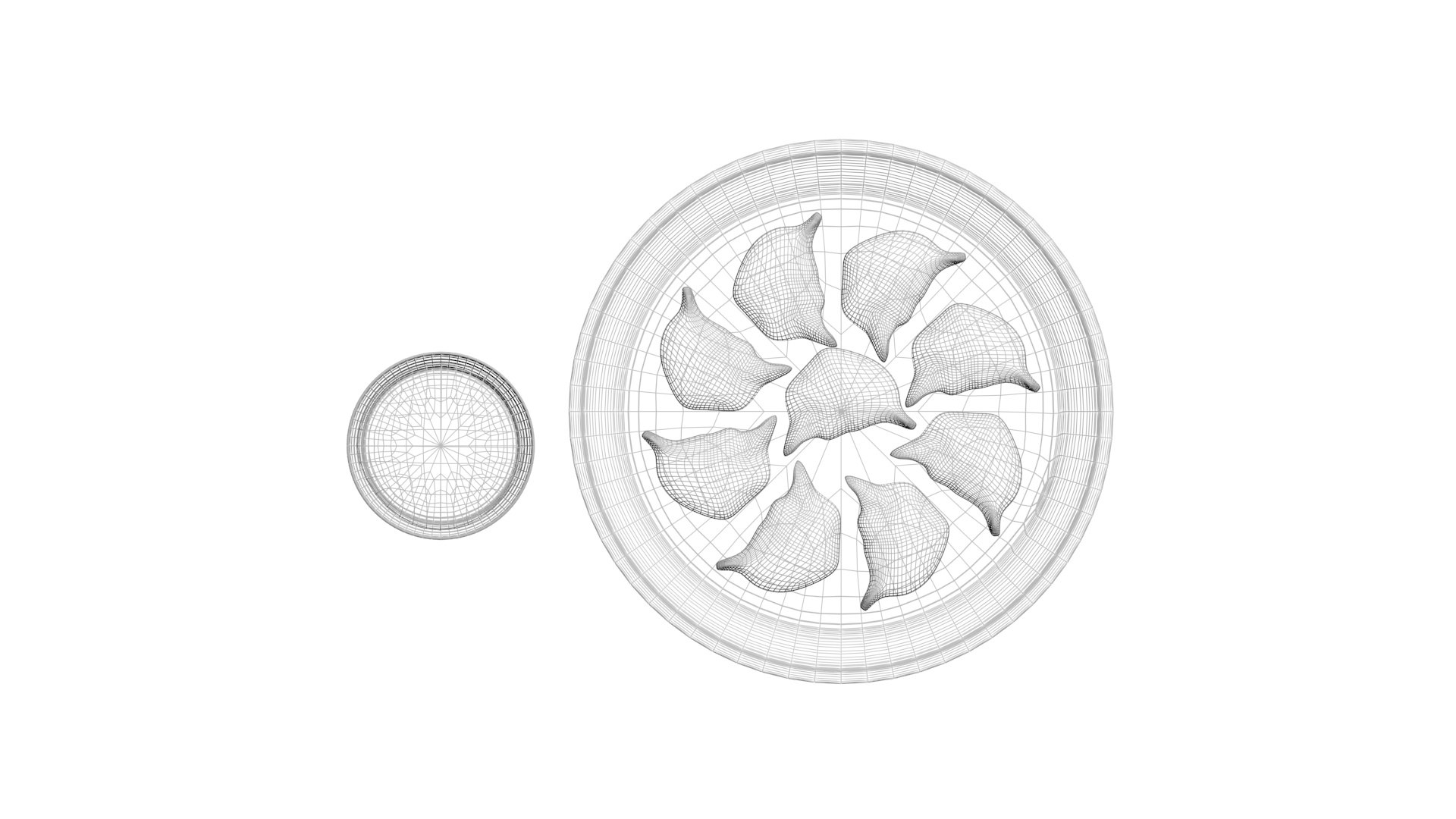 3D Dumplings With Sauce - TurboSquid 1866400