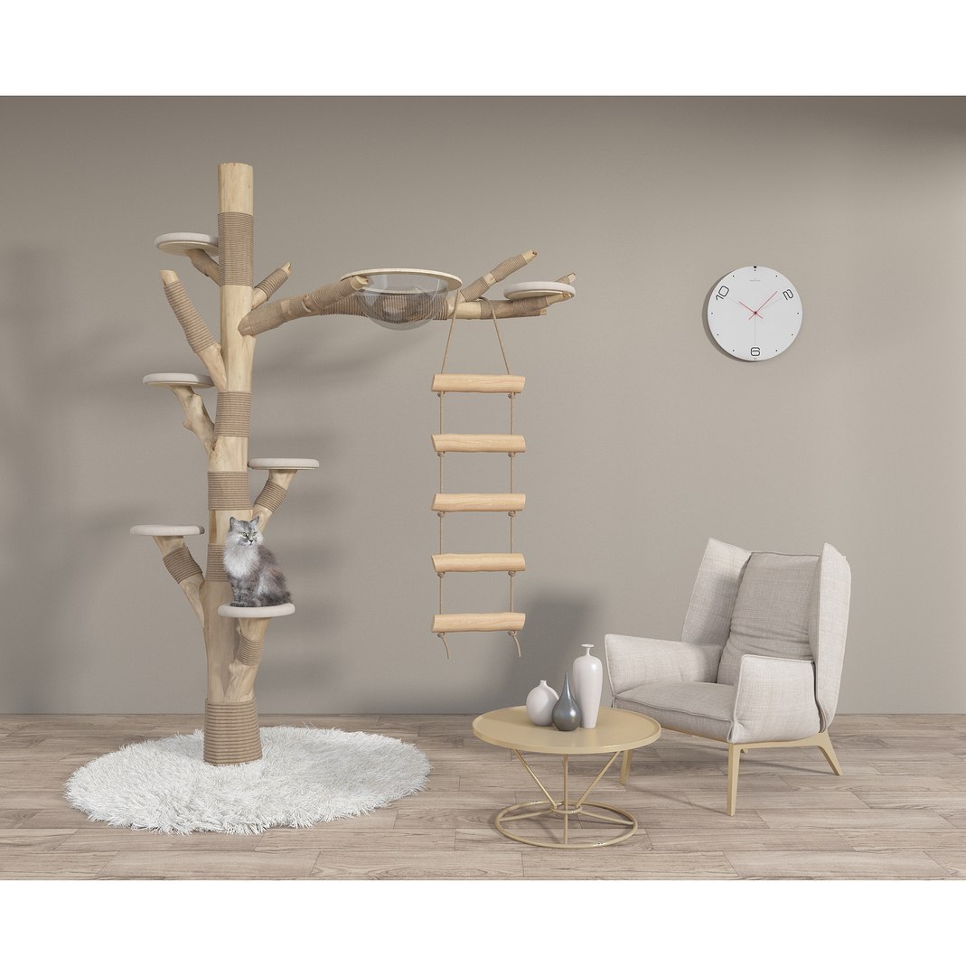 Modern Cat tree cat tree cat space capsule sofa blanket cat ladder ...