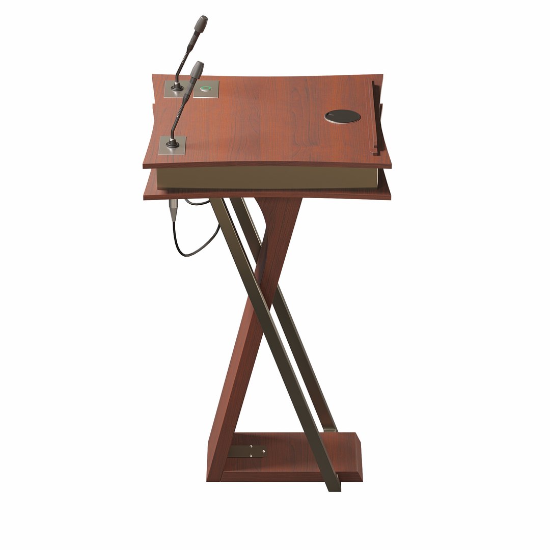 Modern Podium Type 2 3D - TurboSquid 2350317