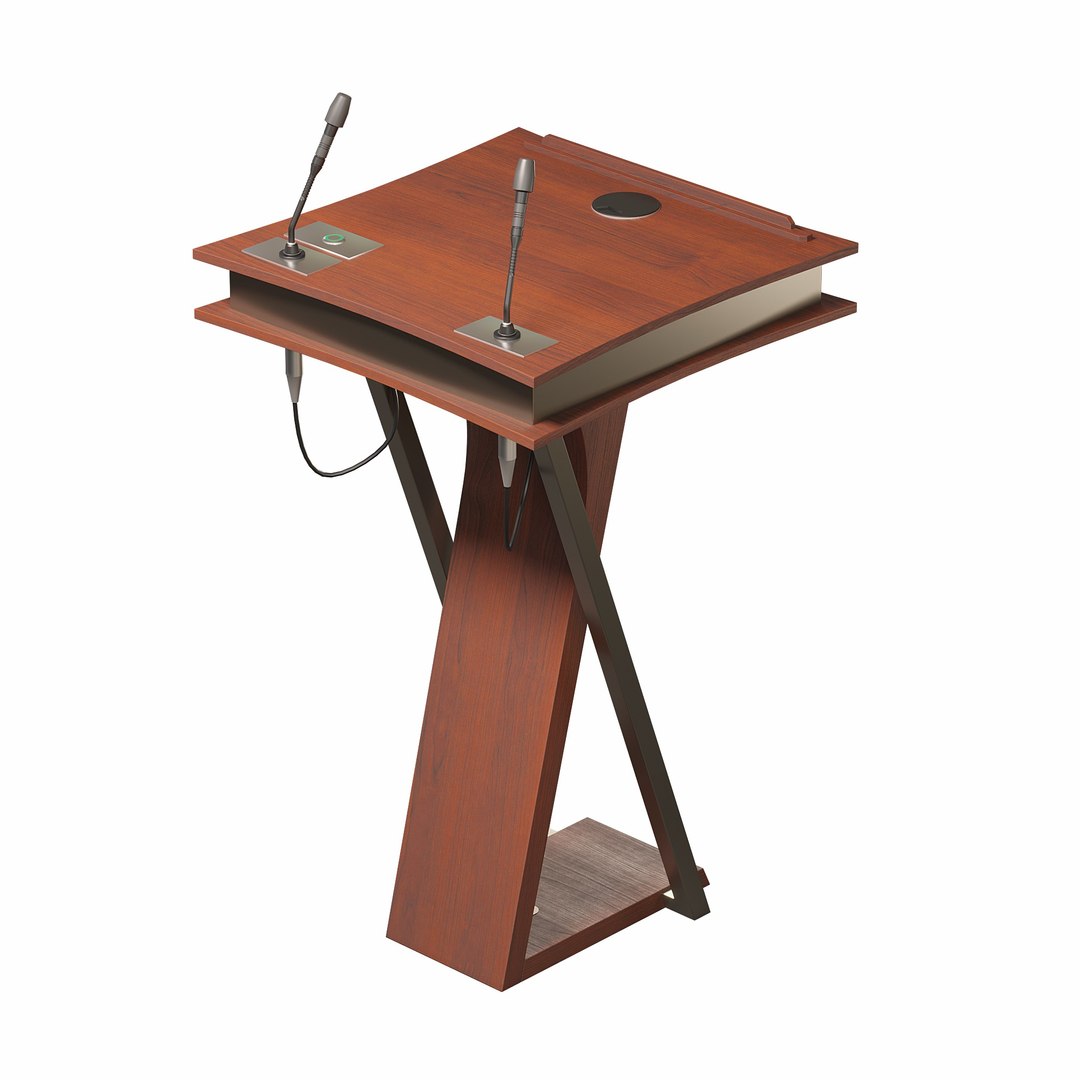 Modern Podium Type 2 3D - TurboSquid 2350317