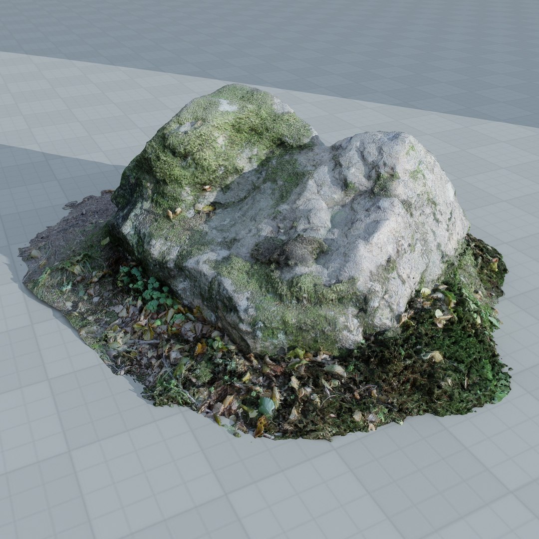 3d scan rock stone