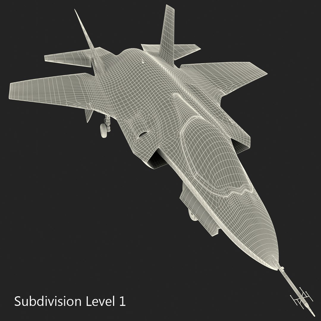 Fighter Aircraft Lockheed Martin 3d Model