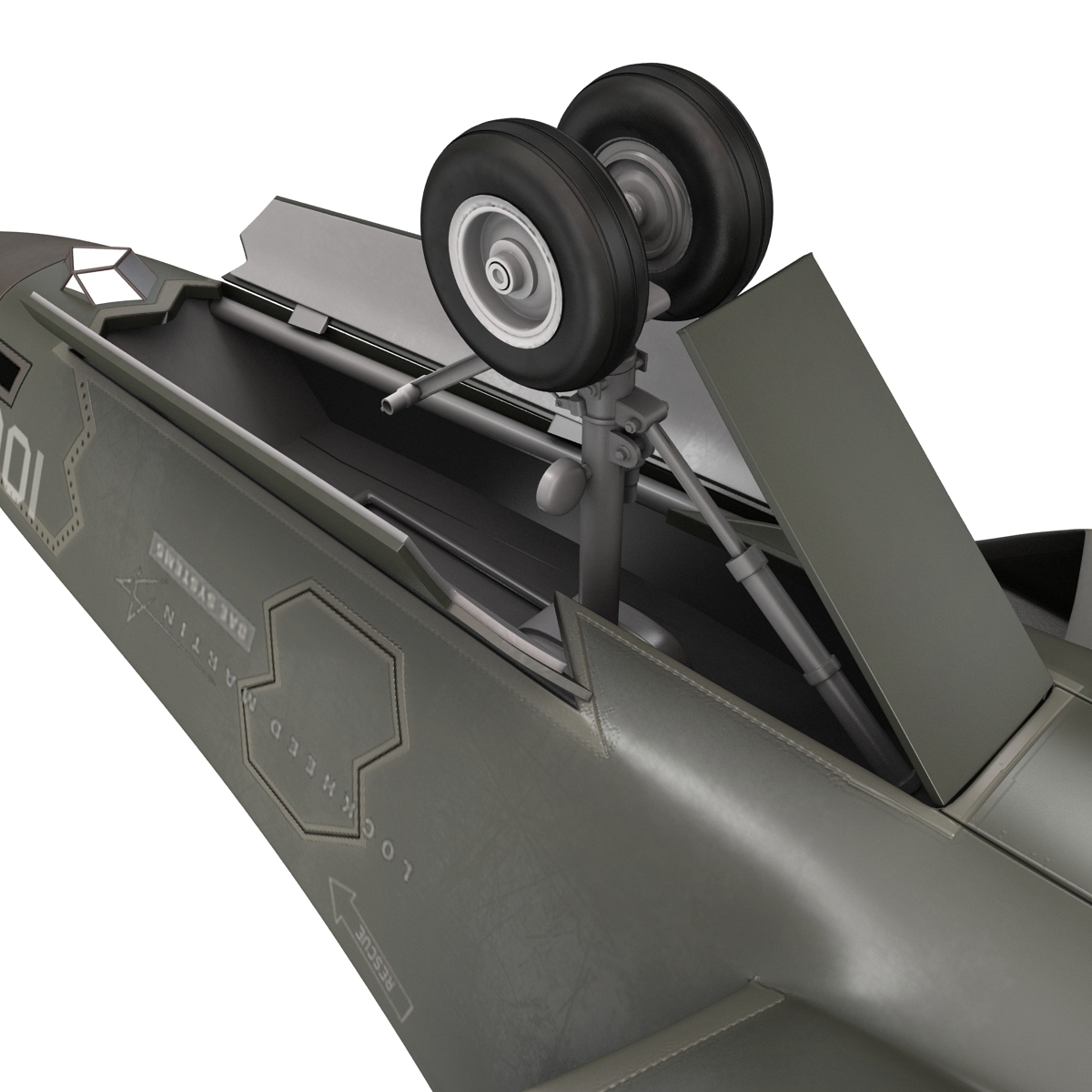 fighter aircraft lockheed martin 3d model