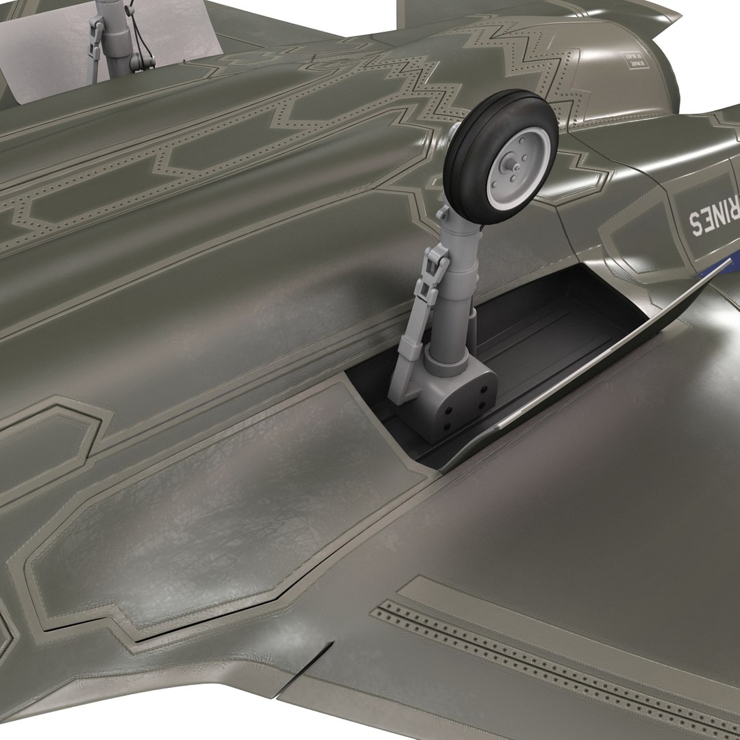 fighter aircraft lockheed martin 3d model