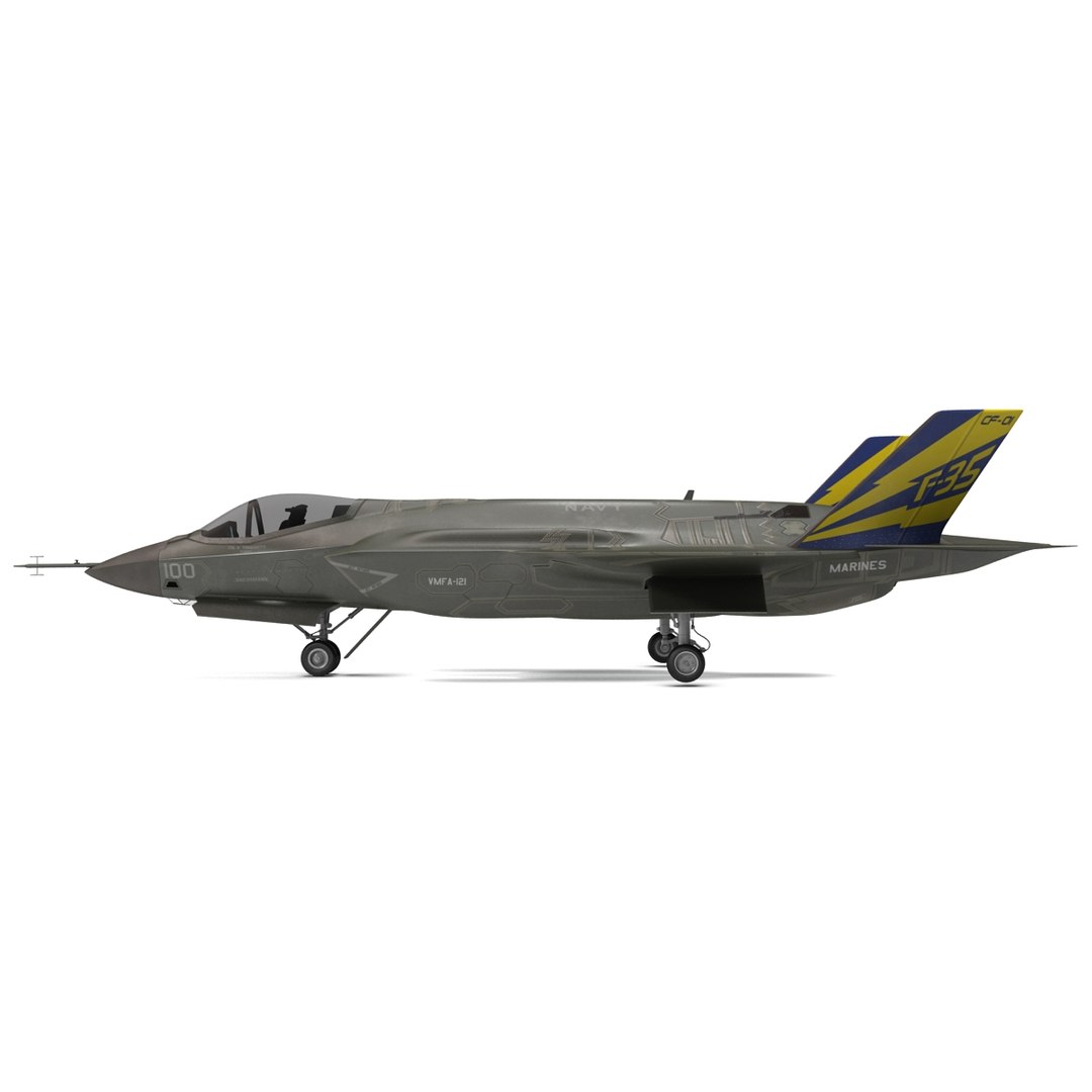fighter aircraft lockheed martin 3d model