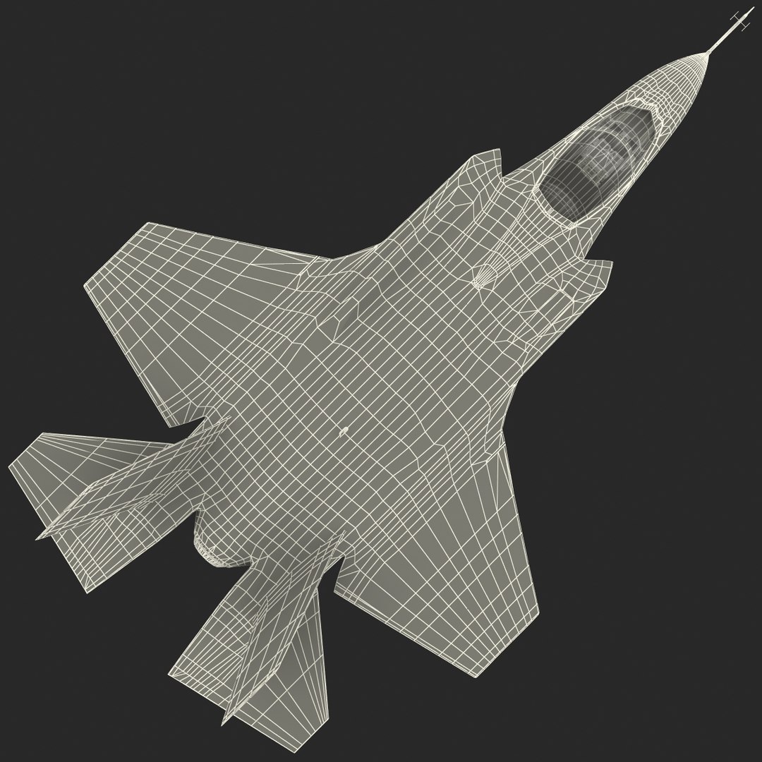 Fighter Aircraft Lockheed Martin 3d Model