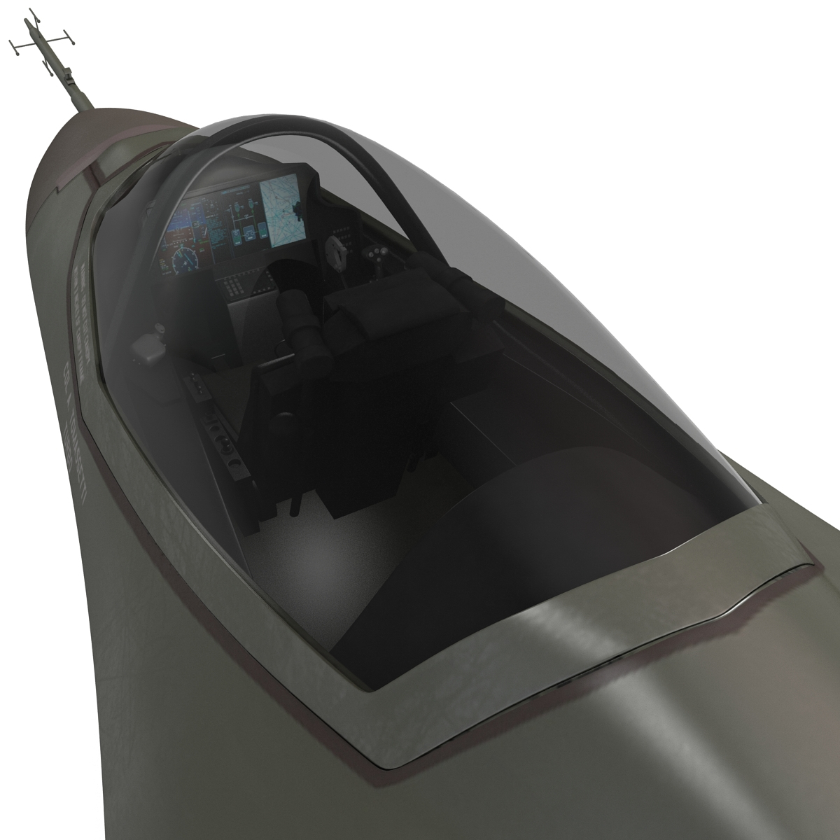 fighter aircraft lockheed martin 3d model