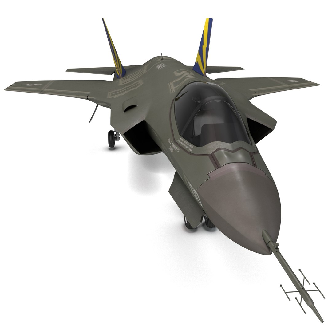 fighter aircraft lockheed martin 3d model