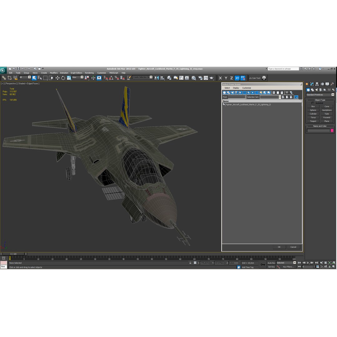 Fighter Aircraft Lockheed Martin 3d Model