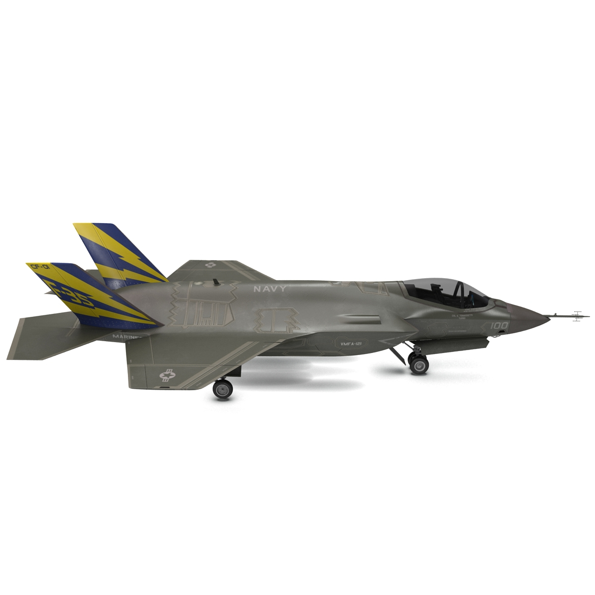 fighter aircraft lockheed martin 3d model