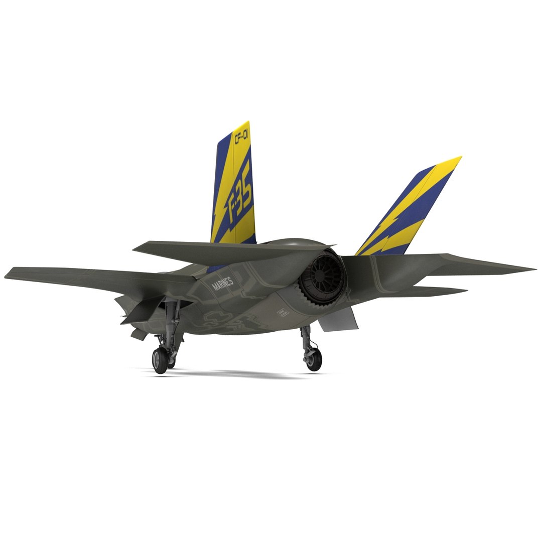 Fighter Aircraft Lockheed Martin 3d Model