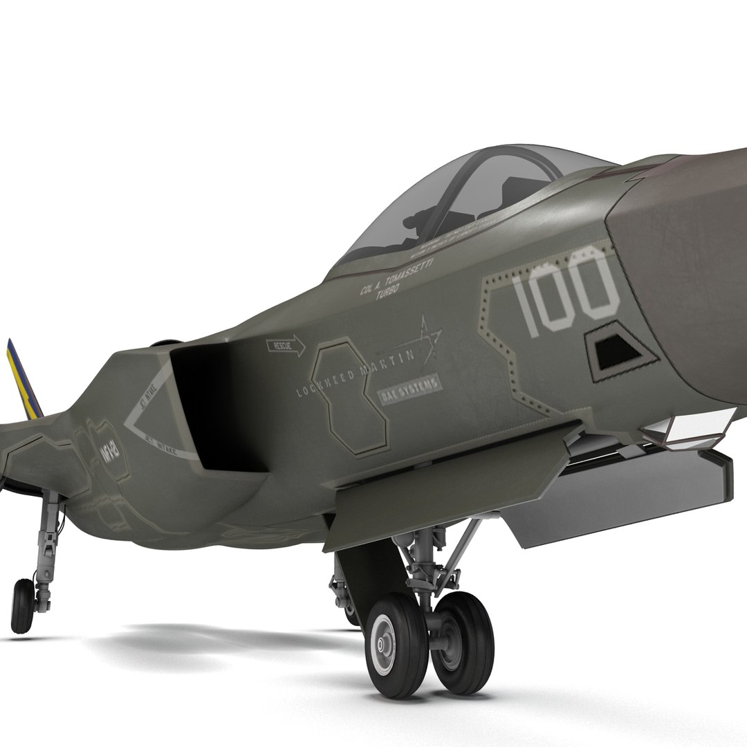 fighter aircraft lockheed martin 3d model