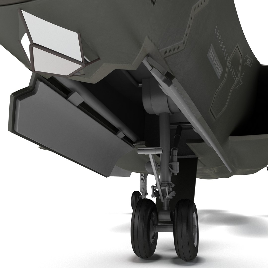 fighter aircraft lockheed martin 3d model