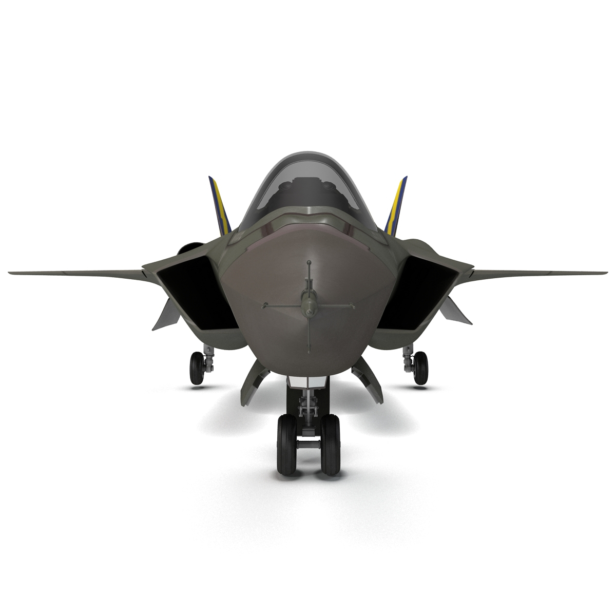 fighter aircraft lockheed martin 3d model