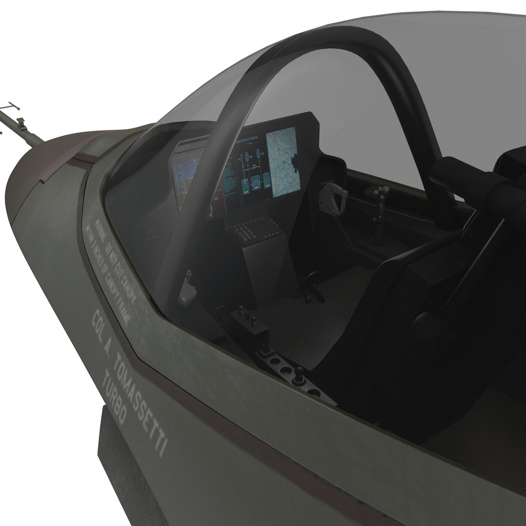 fighter aircraft lockheed martin 3d model