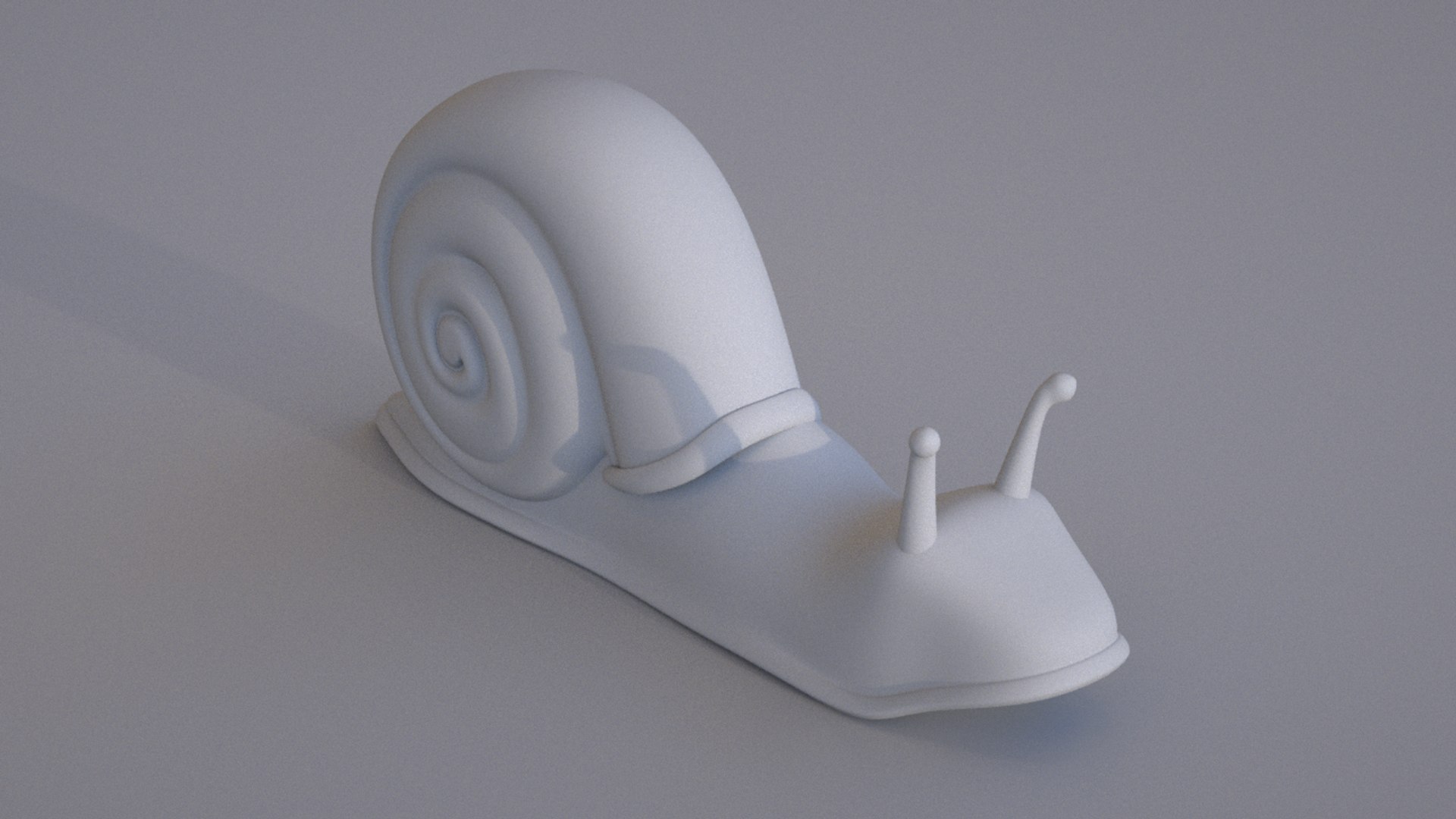 metal snail 3d model
