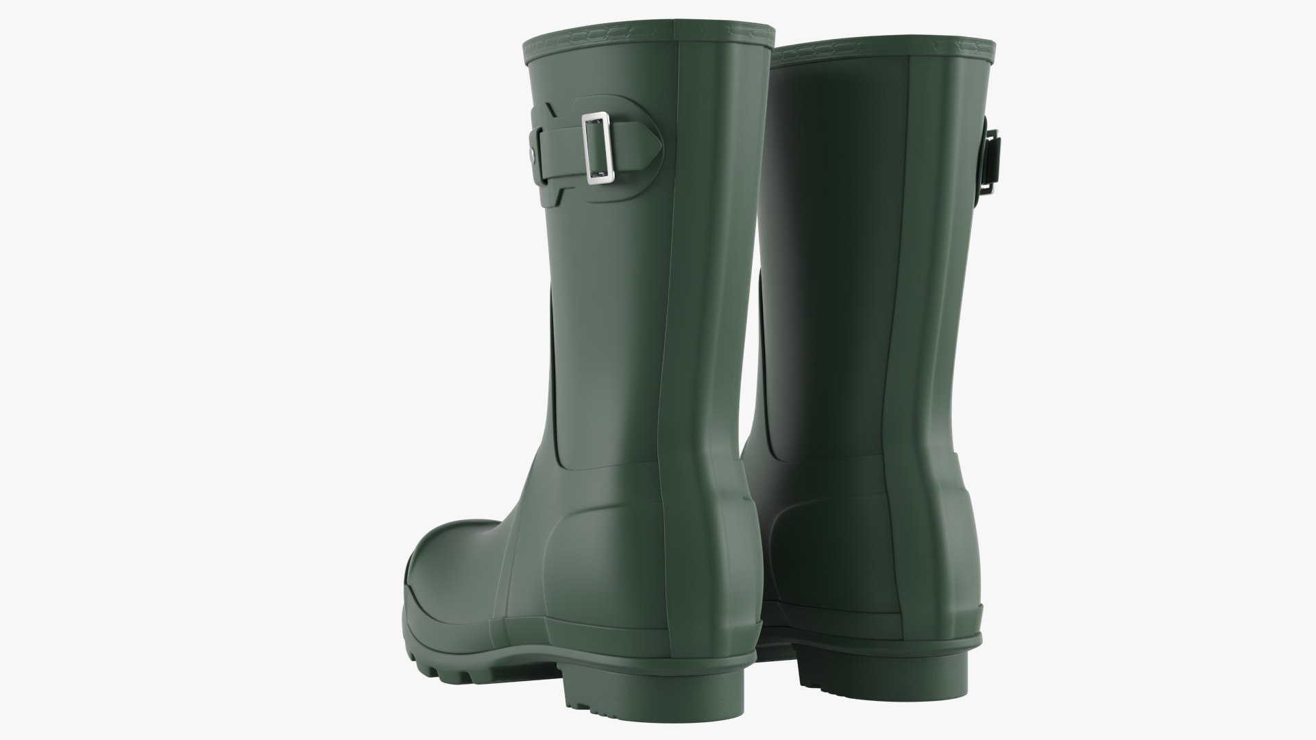 Short Rain Boots 3D Model - TurboSquid 1802515