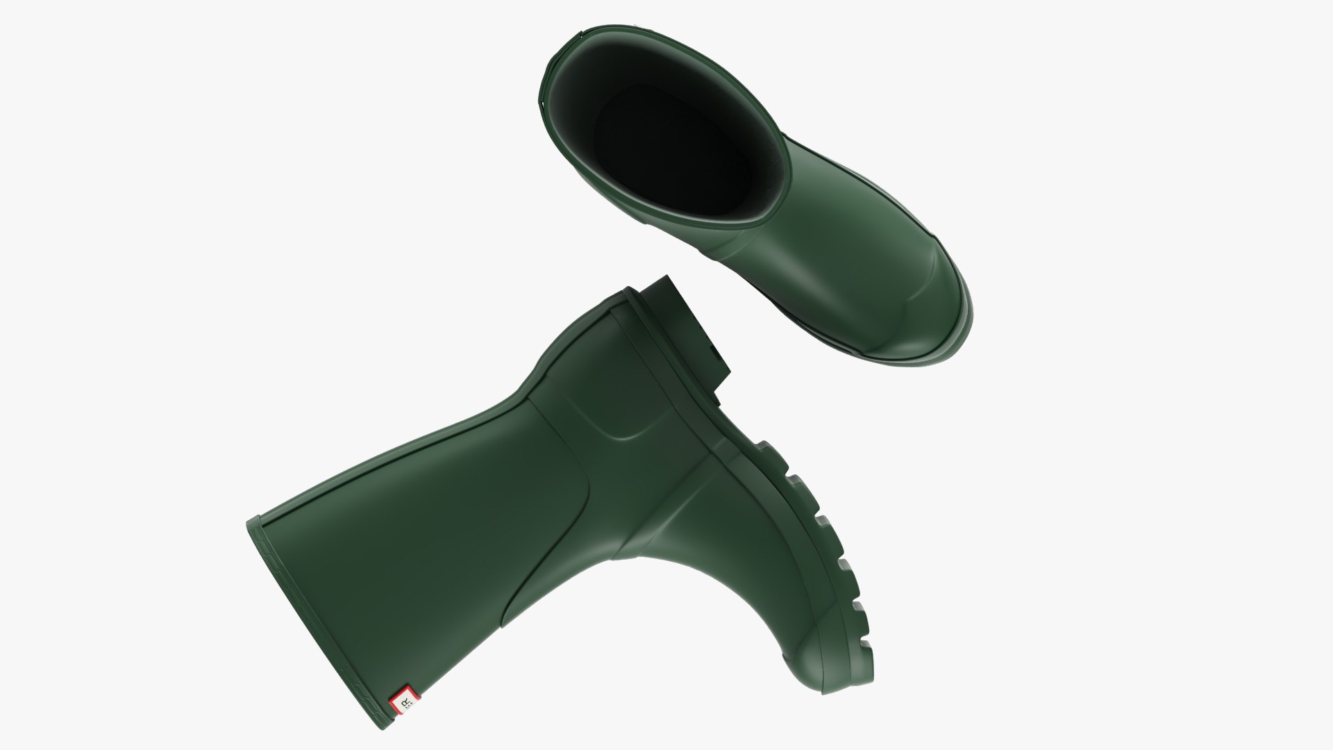 Short Rain Boots 3D Model - TurboSquid 1802515