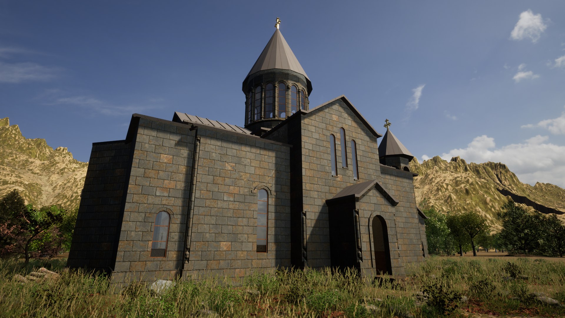 3D Church Vardenis - TurboSquid 2135428