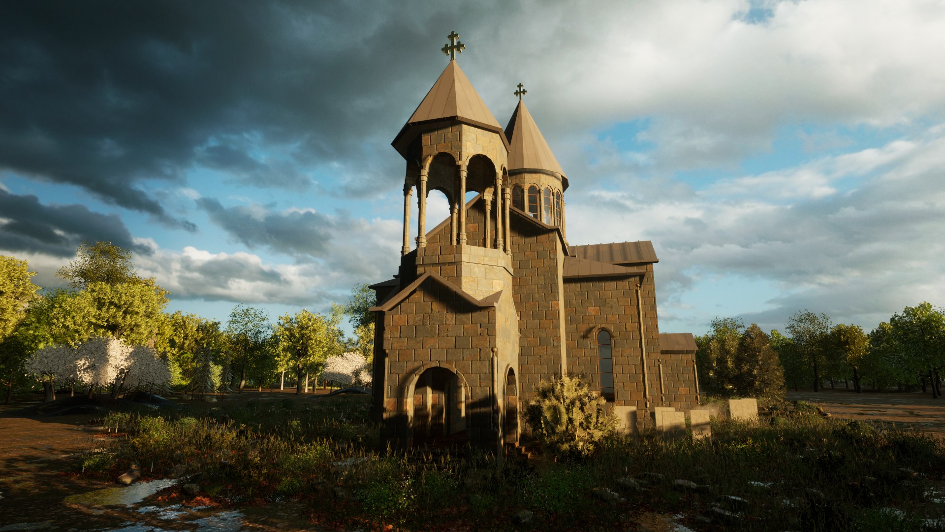 3D Church Vardenis - TurboSquid 2135428