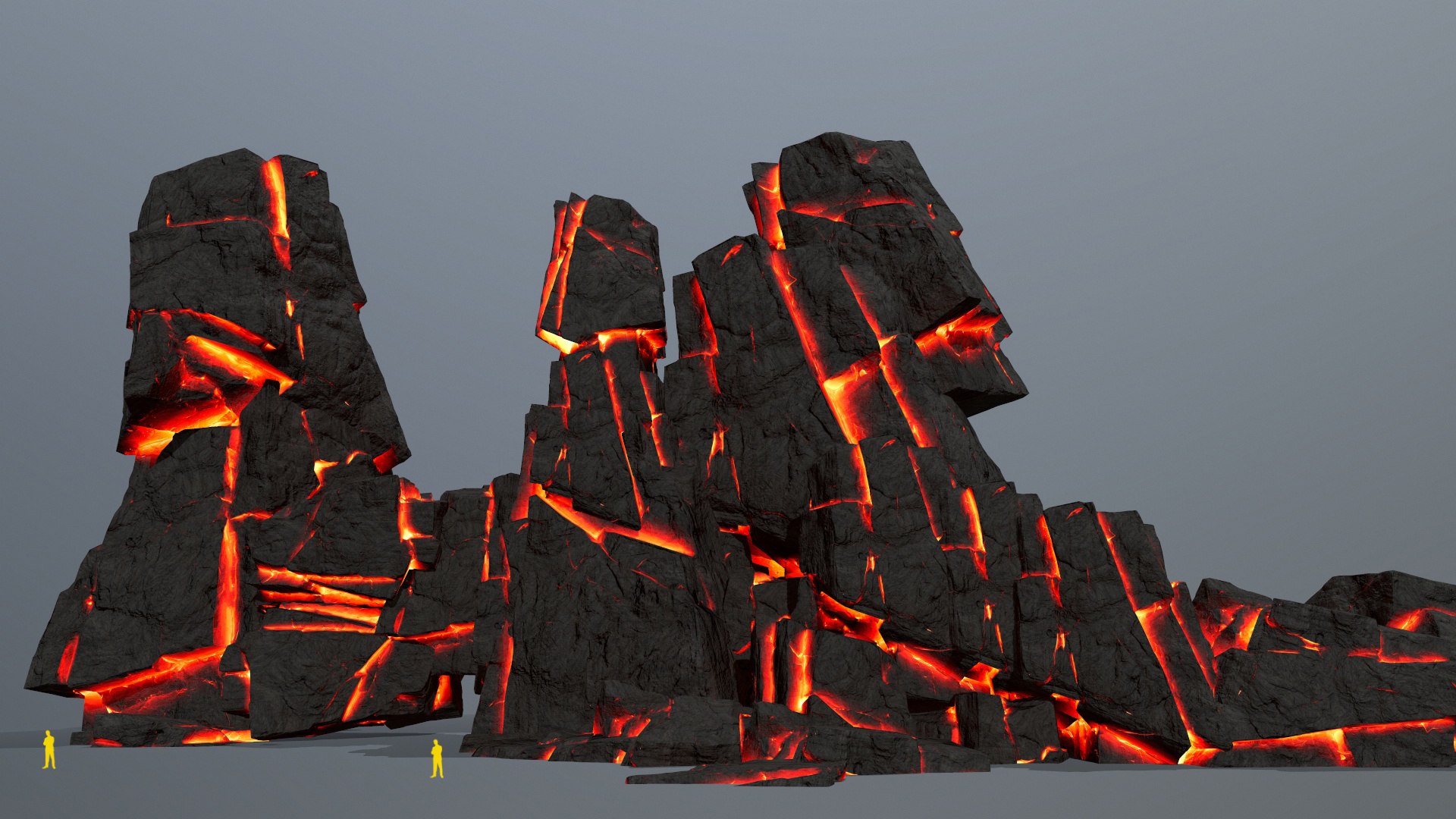 3D lava rocks model - TurboSquid 2135200