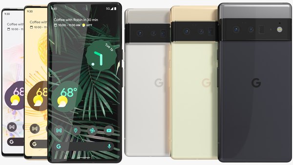 3D Google Pixel 6 Pro All Colors model - TurboSquid 1807142