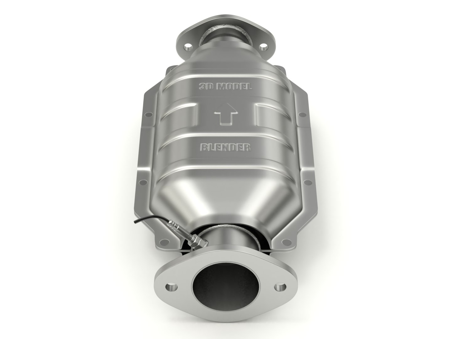 3D Model Catalytic Converter - TurboSquid 1407497