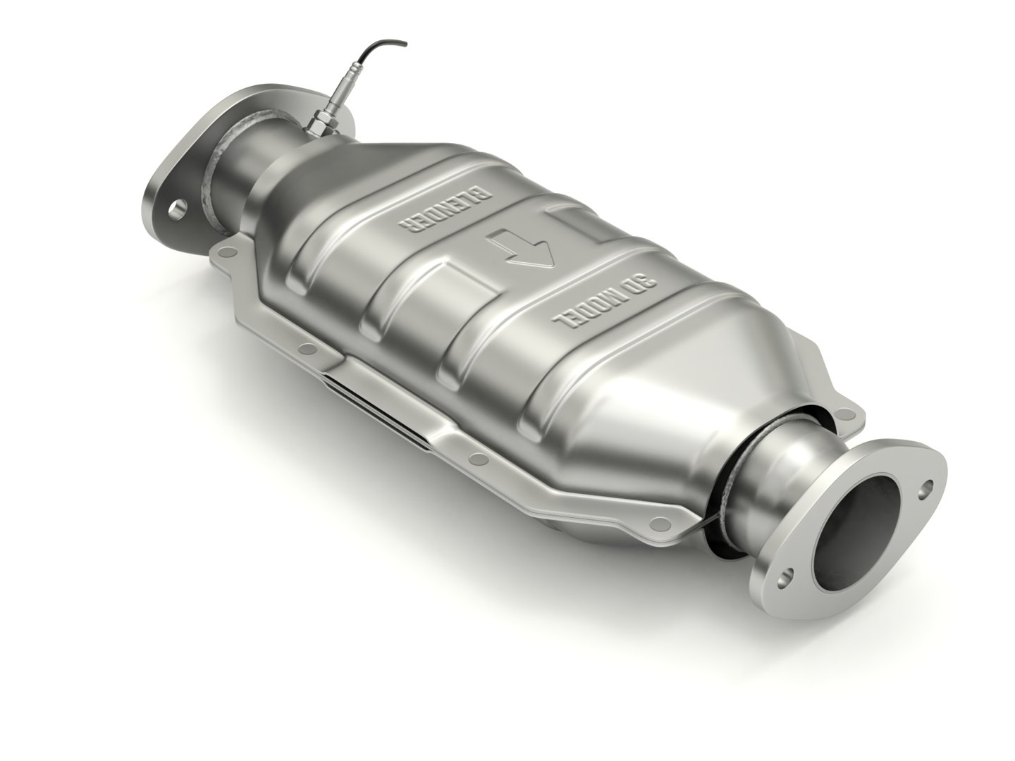 3D Model Catalytic Converter - TurboSquid 1407497