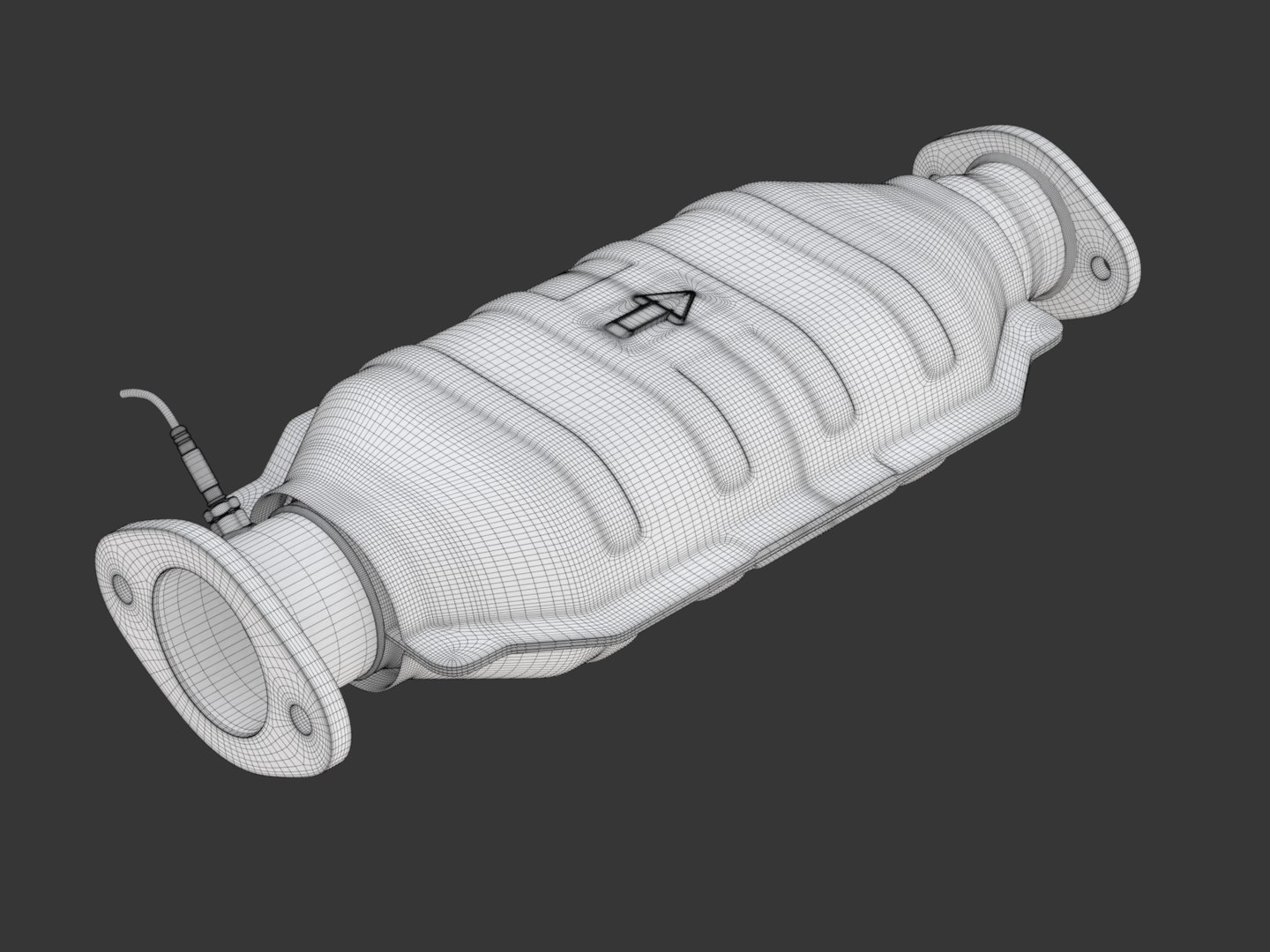 3D model catalytic converter - TurboSquid 1407497