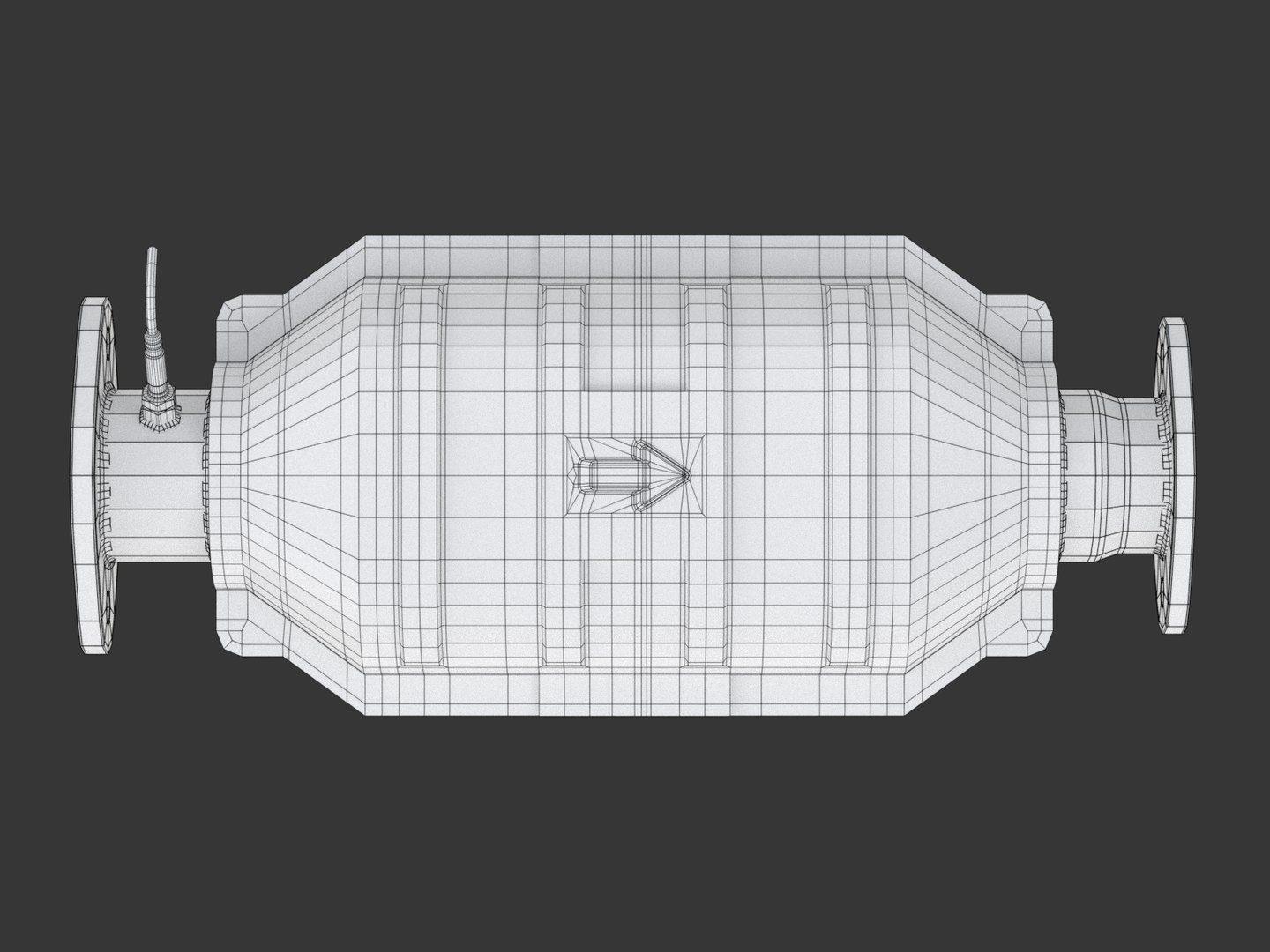 3D model catalytic converter - TurboSquid 1407497